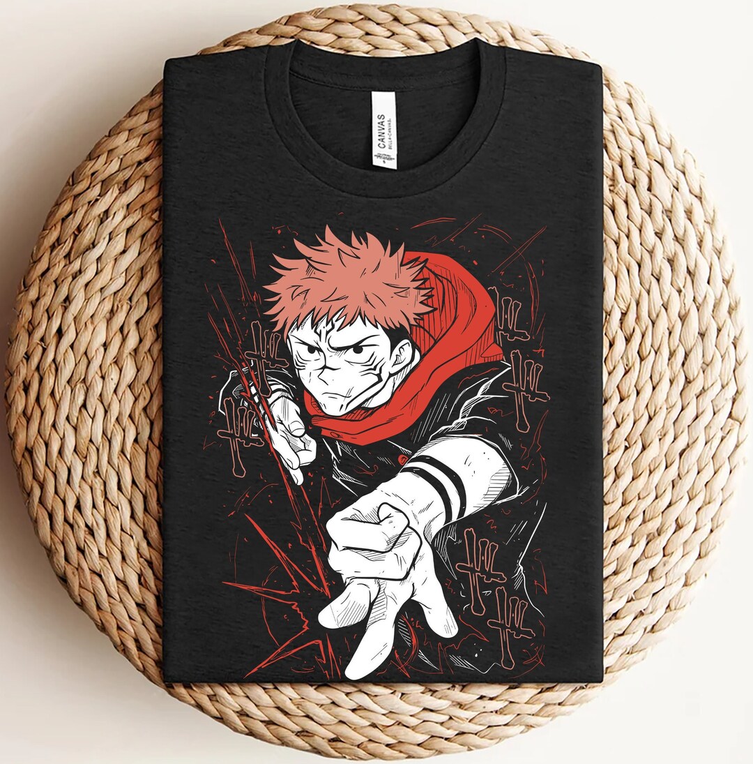 Itadori Shirt, Jujutsu Shirt, Best Anime Shirts, Anime Graphic Tees ...