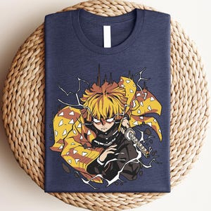 Zenitsu Shirt, Lightning Breathing Shirt, Hashira Shirt, Demon Slay ...