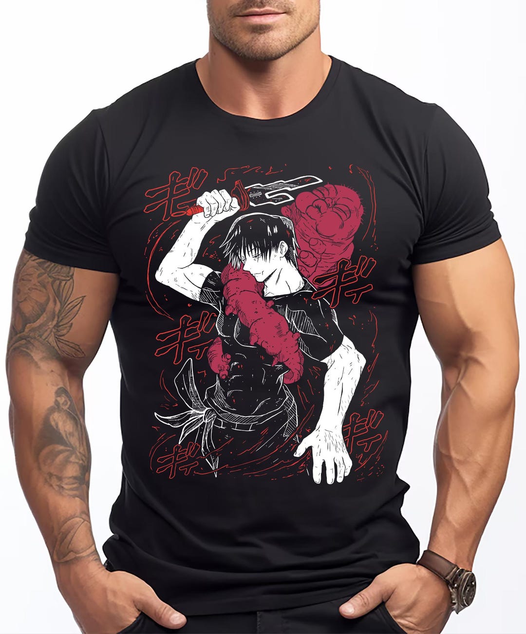 Toji Shirt, JJK Shirt, Jujutsu Shirt, Kaisen Shirt, Anime Graphic Tee ...