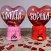 Personalized Candy Dispenser - Valentine’s Day Heart Snack/candy ...