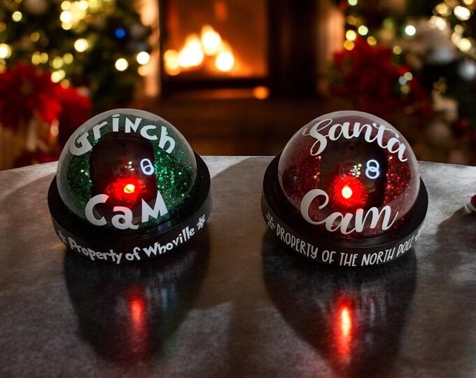 Santa Cam or Grinch Cam: Christmas Tabletop Fake Camera - Etsy