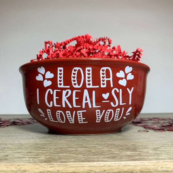 Ceramic Cereal Bowl - Etsy
