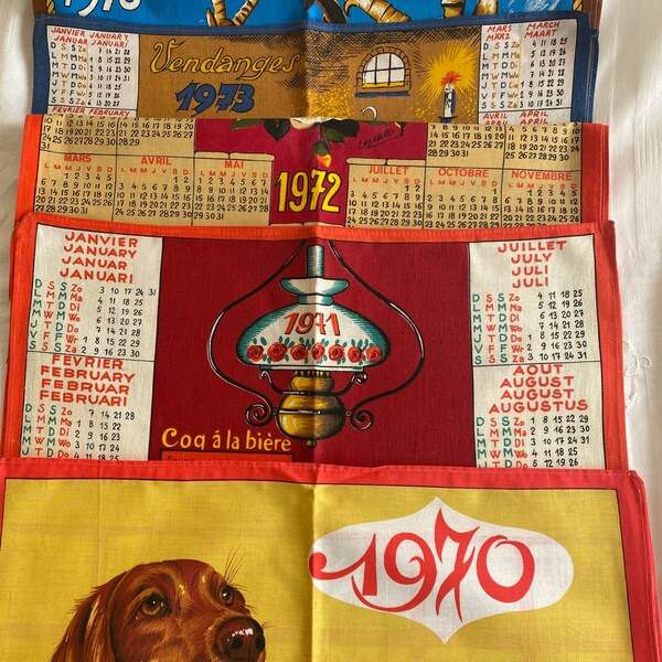 1972 Calendar - Etsy