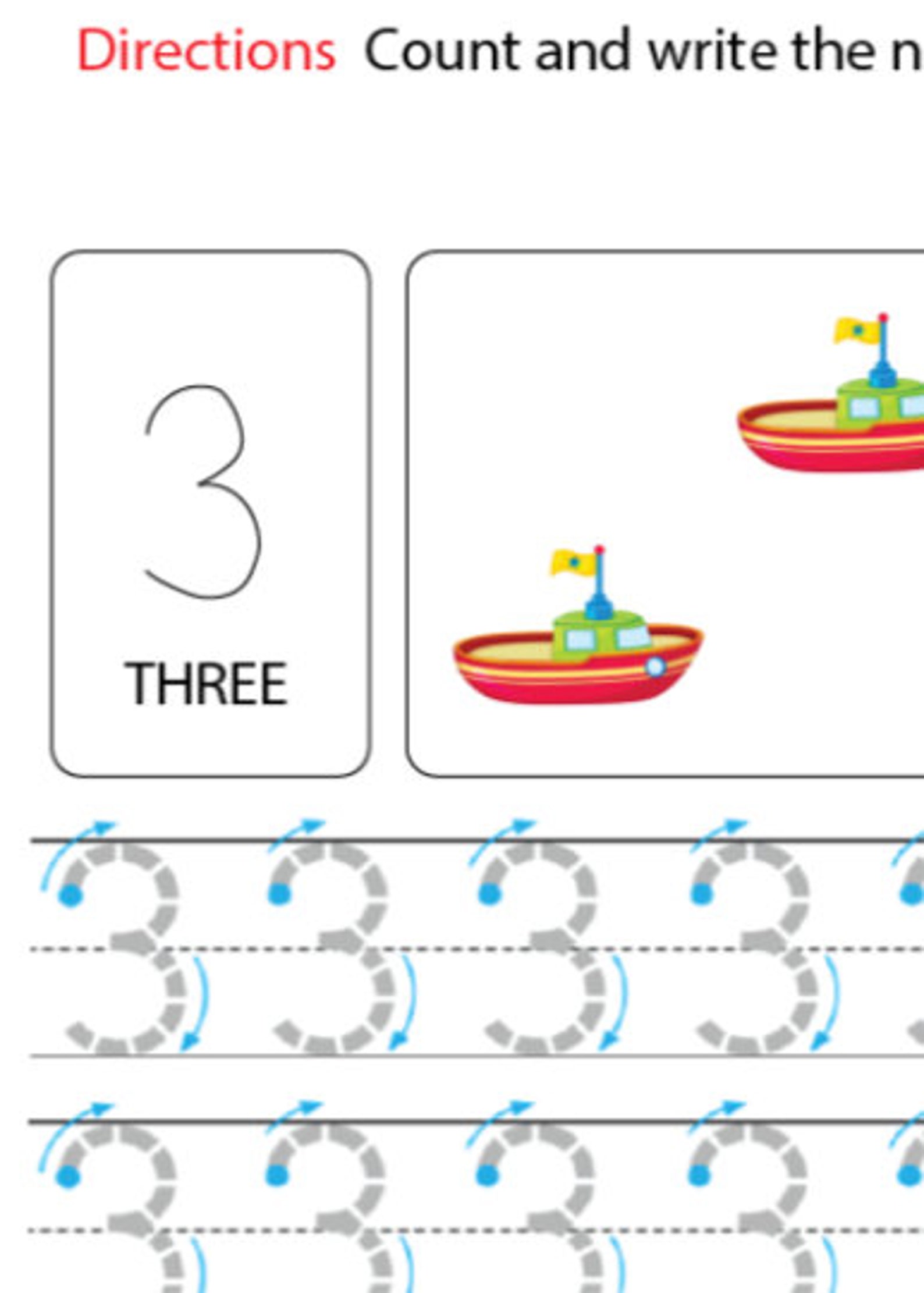 Numbers Recognition Counting and Writing 1-5 Number Concepts | Etsy