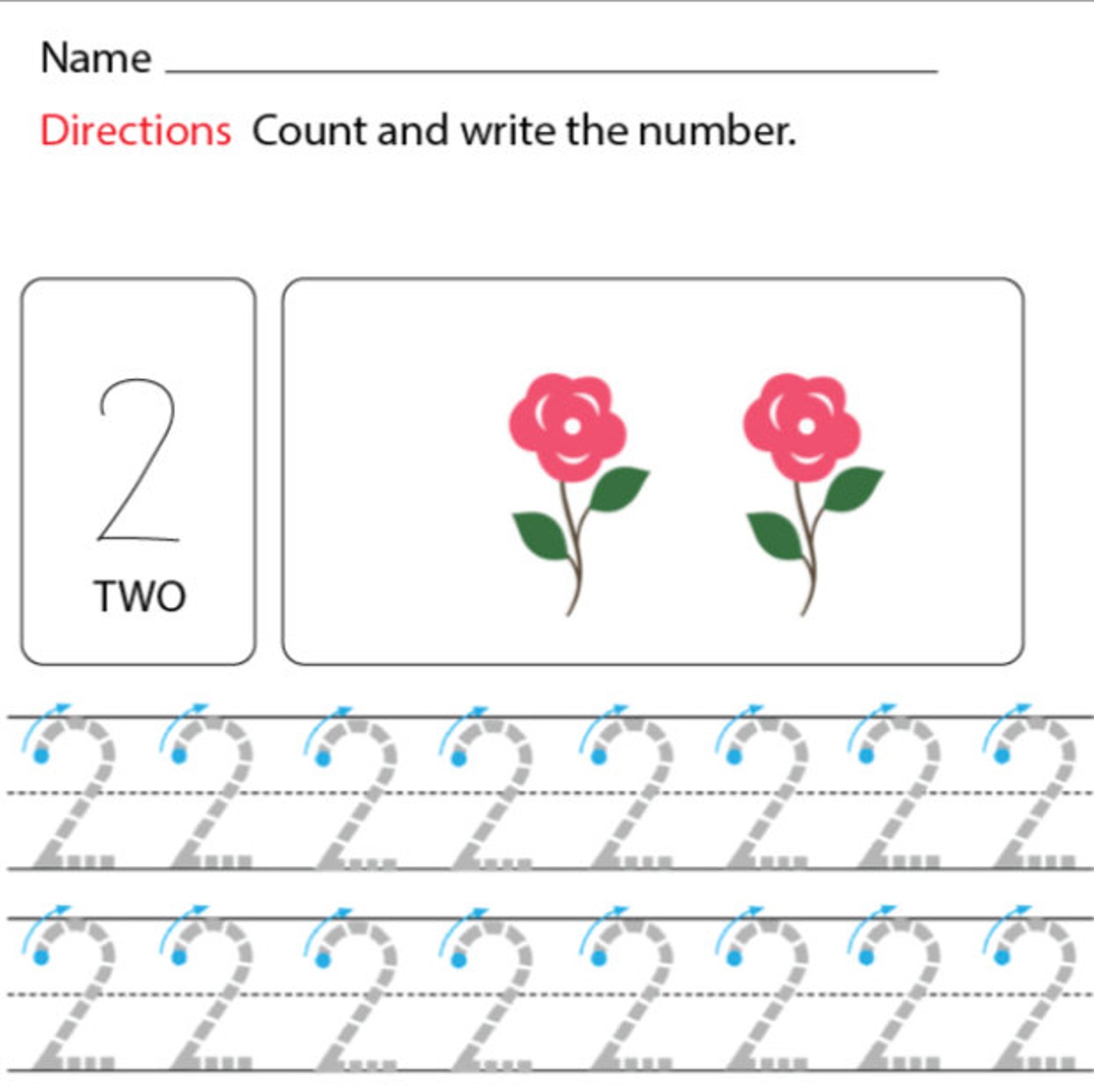 Numbers Recognition Counting and Writing 1-5 Number Concepts | Etsy