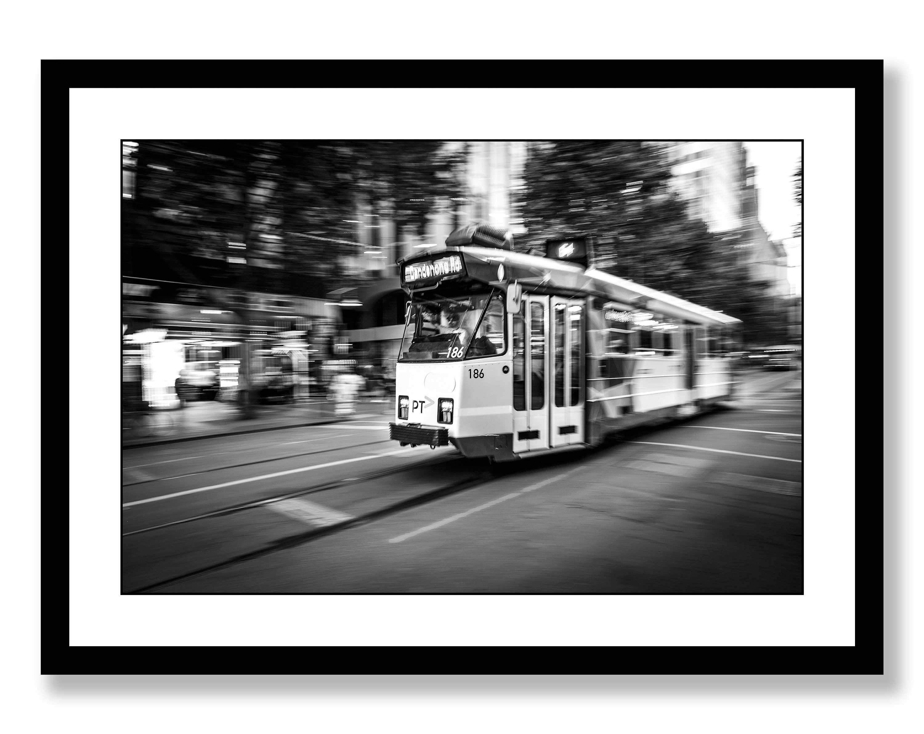 Melbourne Australian Train Large Wall Art Prints of Fine Art Street ...