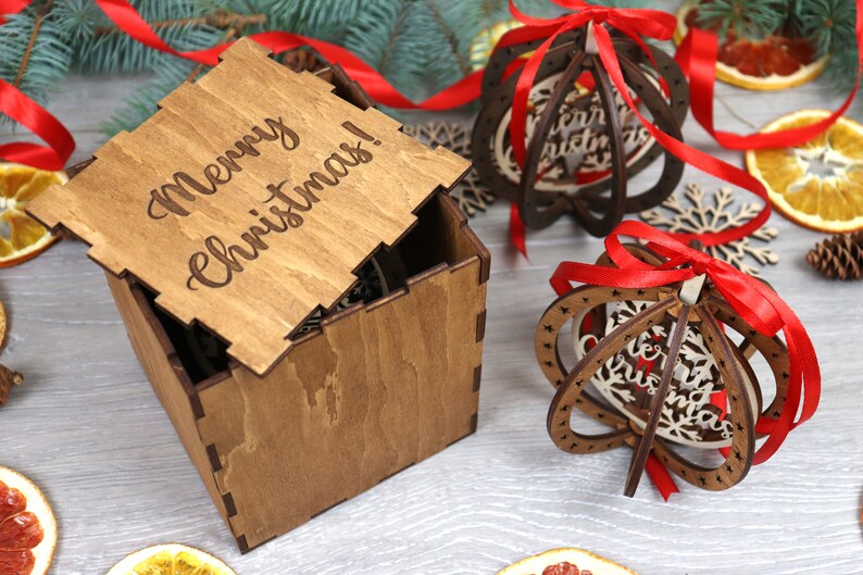 Wooden CUSTOM 3D Christmas Ornaments Snowflakesnowman Tree - Etsy