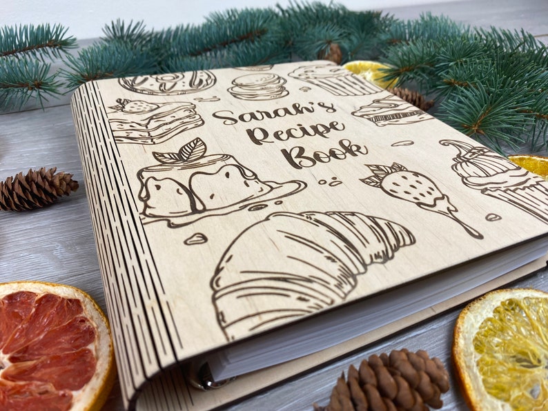 Personalized Recipe Book/family Heirloom Cookbook/christmas - Etsy
