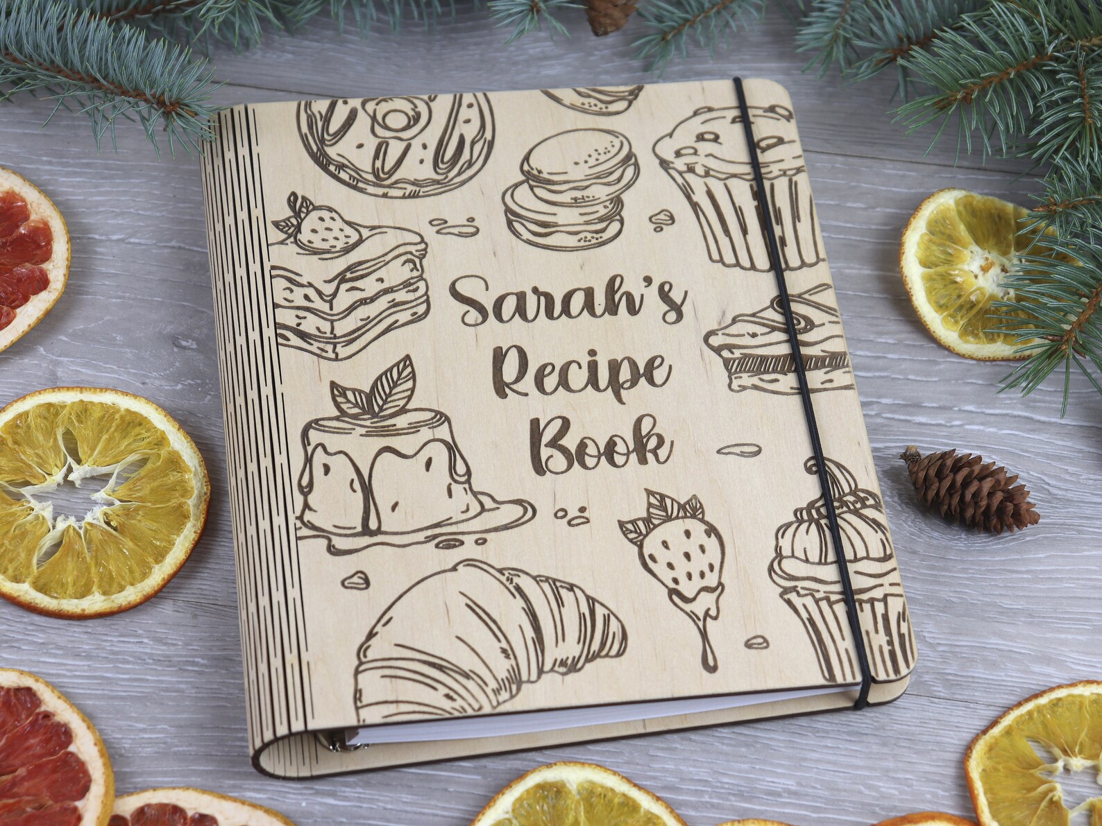Personalized Recipe Book/family Heirloom Cookbook/christmas - Etsy