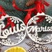 Custom Christmas Baubles With Name, Wooden Tree Baubles, Ornament With ...