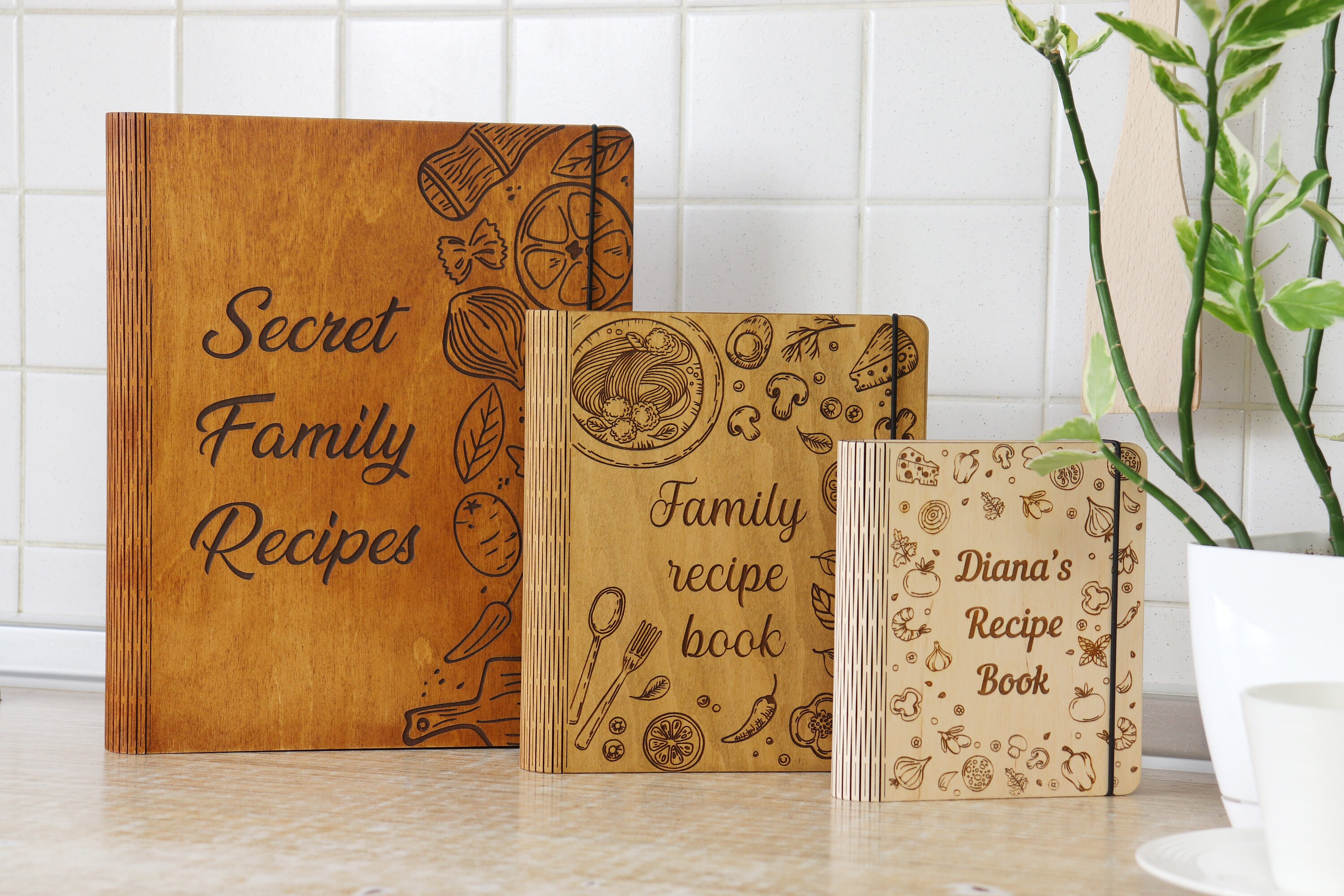 Personalized Recipe Book /wooden Binder/recipe Journal/family Heirloom ...