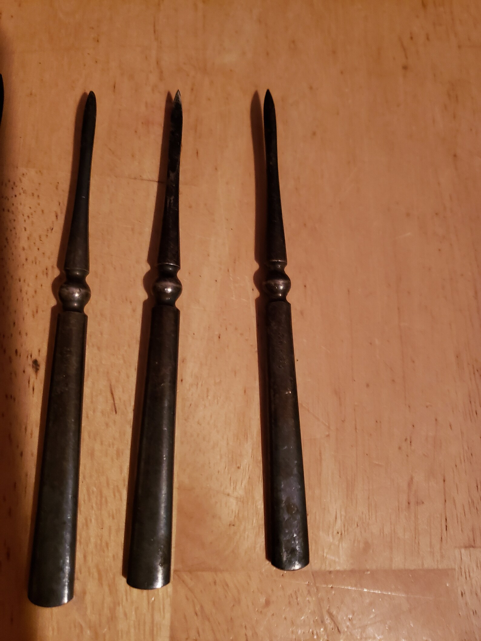 Set of 5 Vintage Silver Picks - Etsy