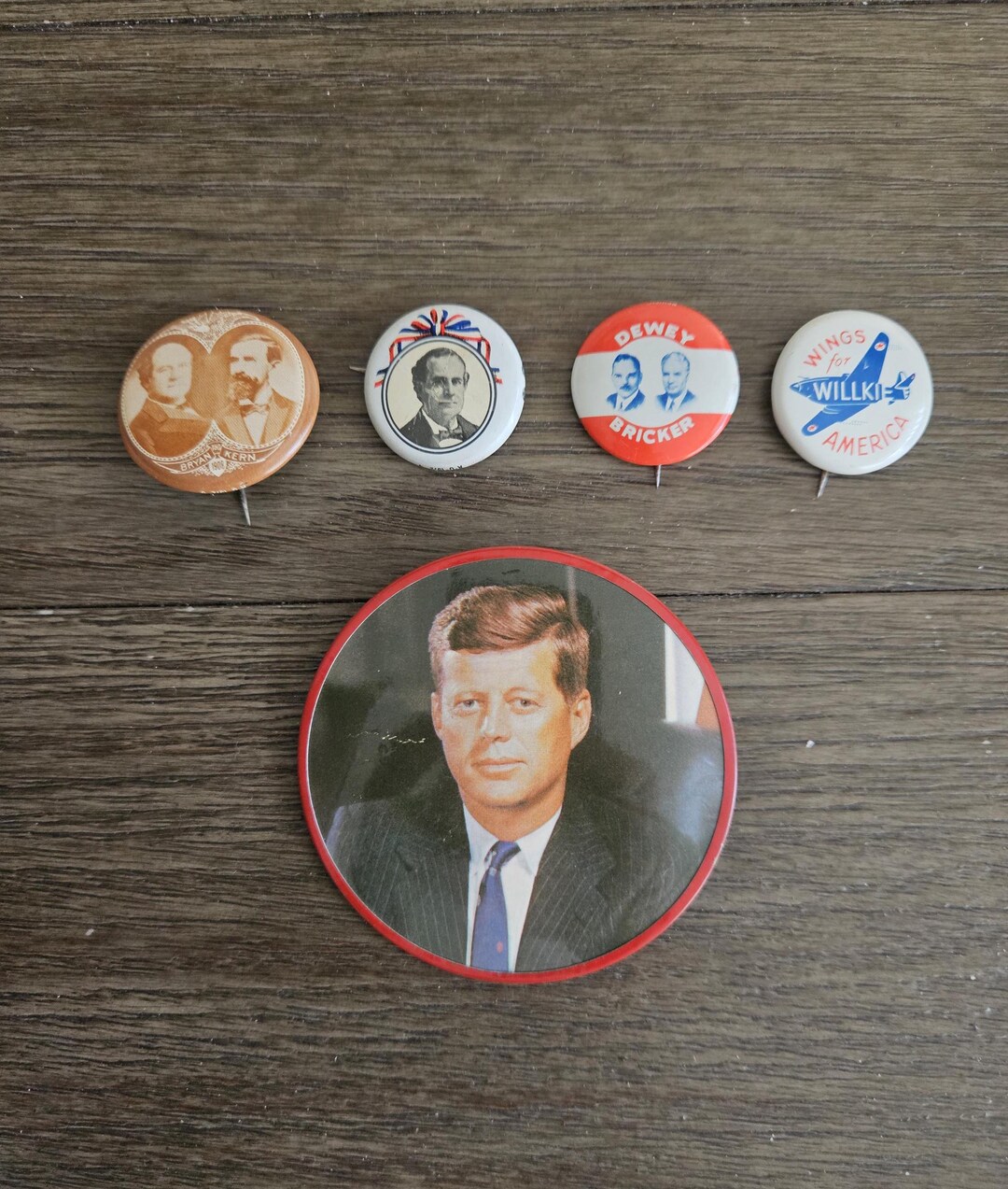 Vintage Political Button for Various Elections - Your Choice - Etsy