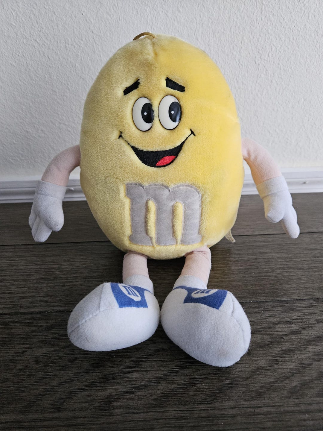 Vintage Plush Yellow M&M Toy - Etsy
