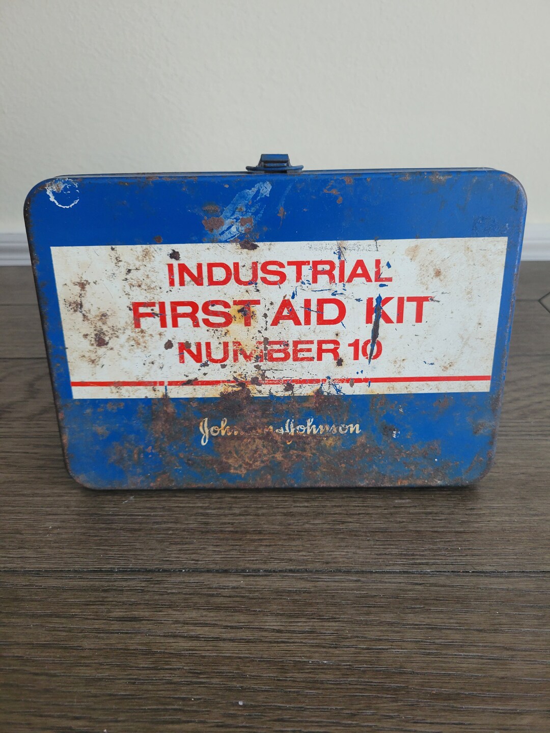 Vintage Industrial Johnson & Johnson Hanging First Aid Kit - Etsy