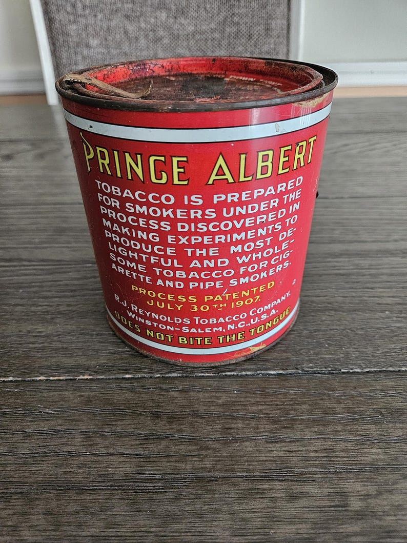 Vintage Prince Albert Tobacco Tin - Etsy