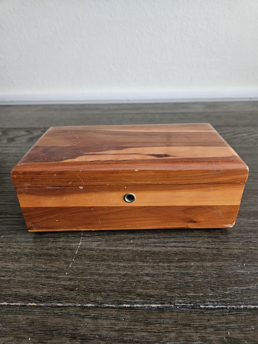 Vintage Cedar Lane Jewelry Box by Harry L Brown Co - Etsy