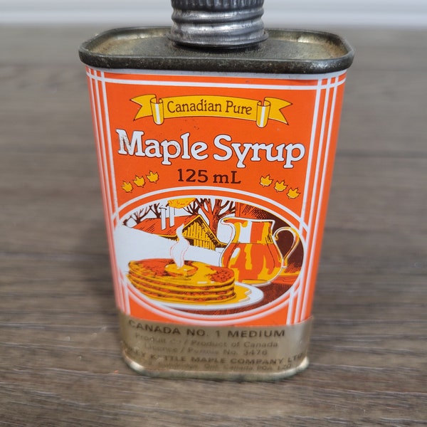 Maple Syrup Tin - Etsy