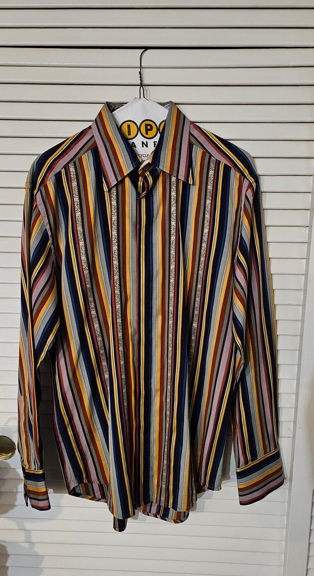 Robert Graham Men's Large Button Down Shirt With Hidden Buttons - Etsy
