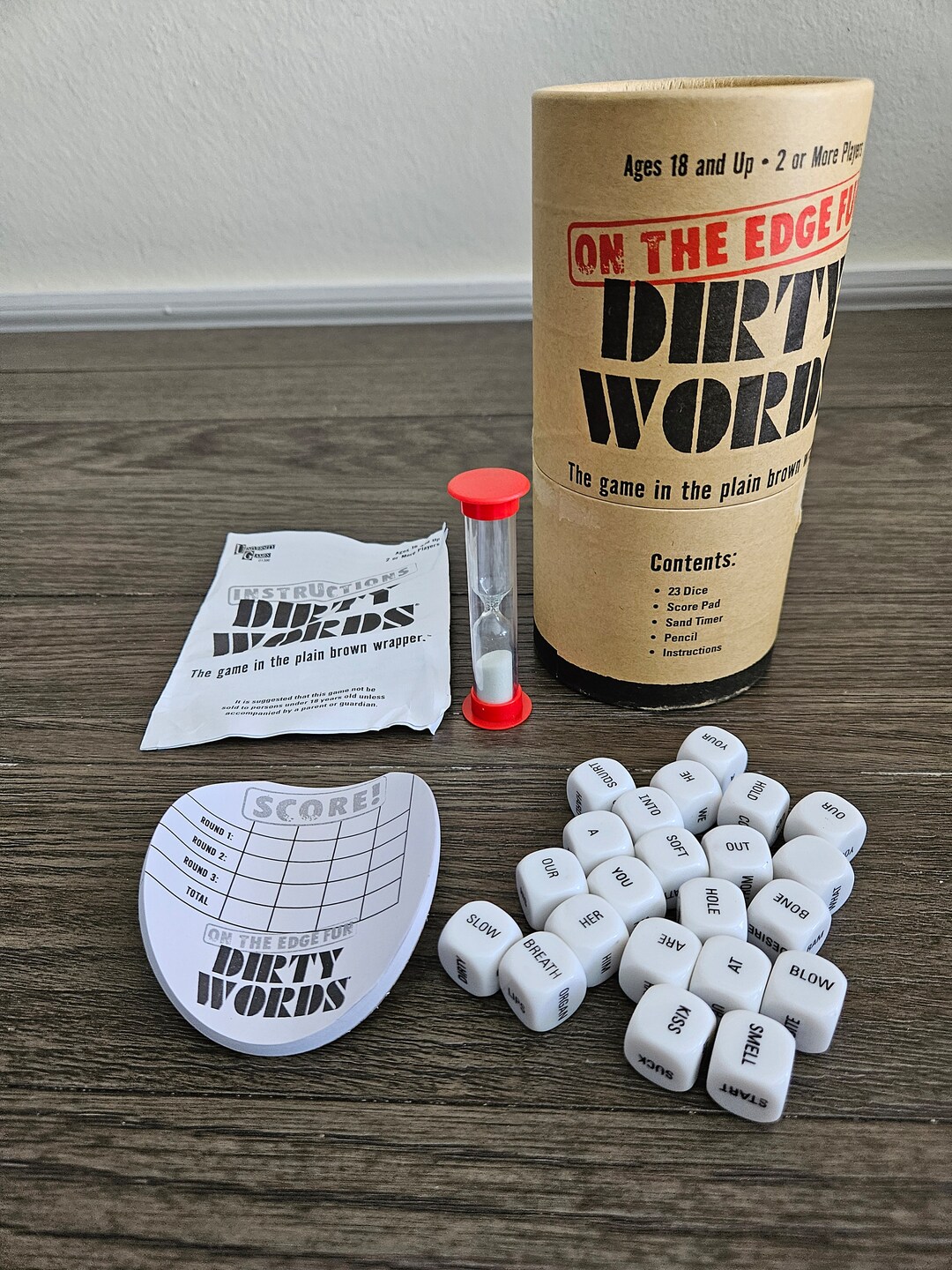 Vintage Dirty Words Game - Etsy
