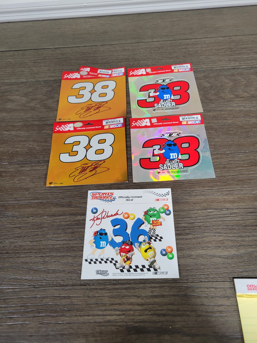 Set of 5 Vintage M&M Decals/stickers - Etsy