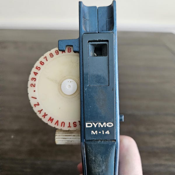 Vintage Dymo Labeler - Etsy