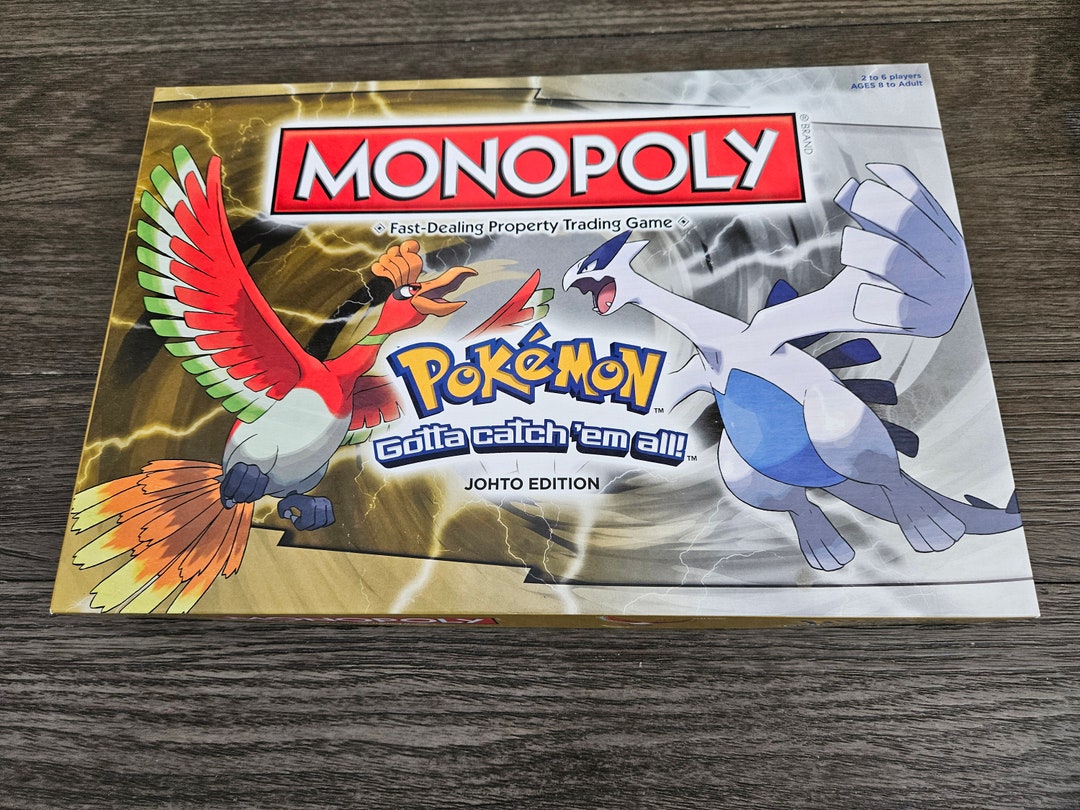 Vintage Pokemon Hasbro Monopoly Game - Etsy