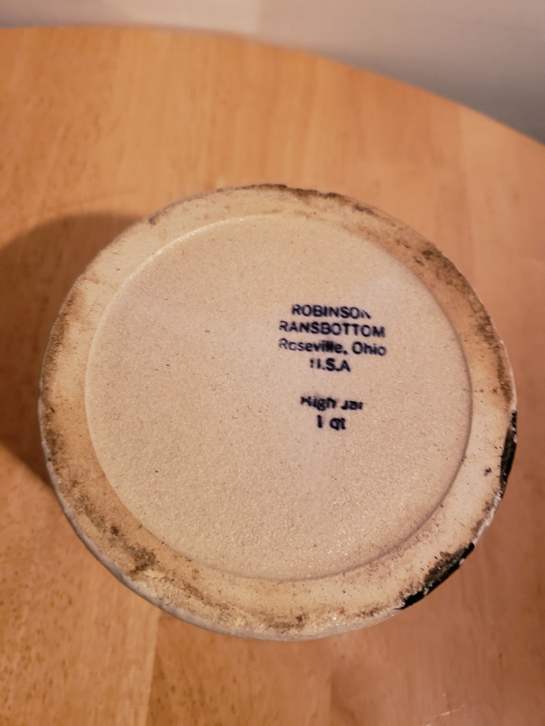 Vintage Robinson Ransbottom Crock 1 Quart Crock With Cow - Etsy