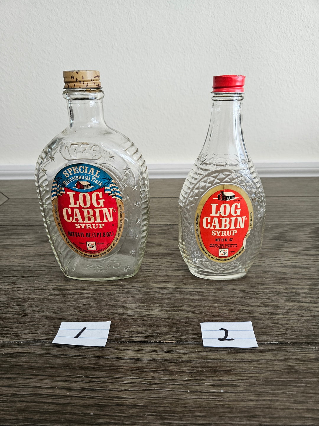 Vintage Log Cabin Syrup Bottle - Your Choice of One - Etsy