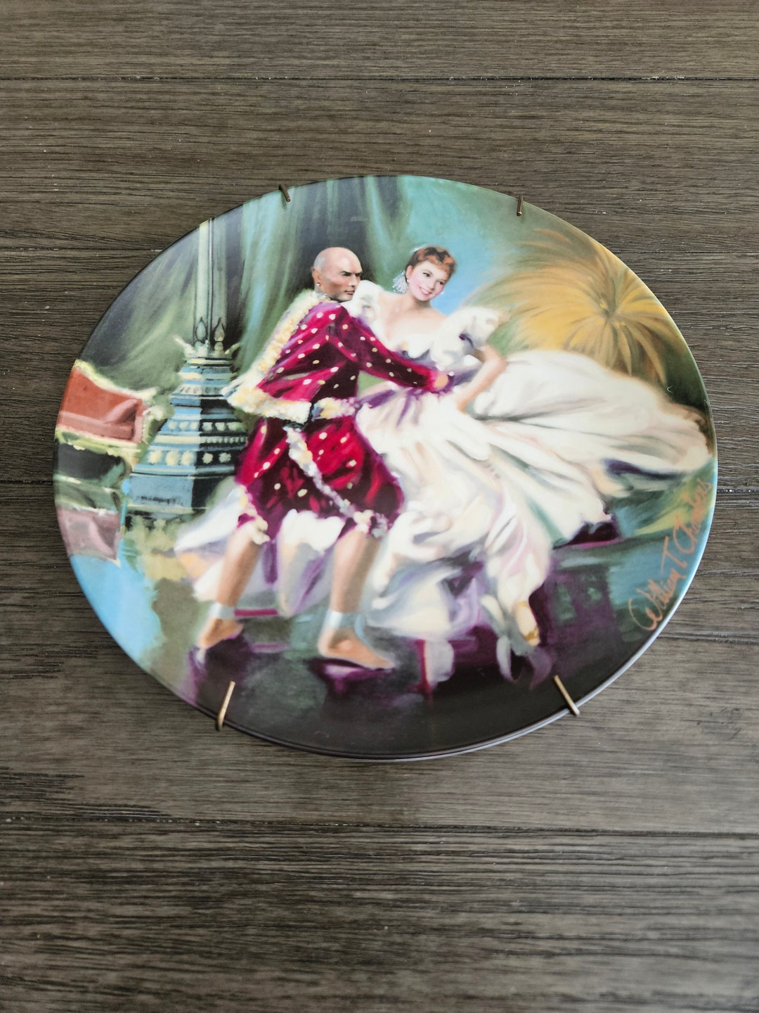 Vintage 1985 Collector Plate the King and I - Etsy