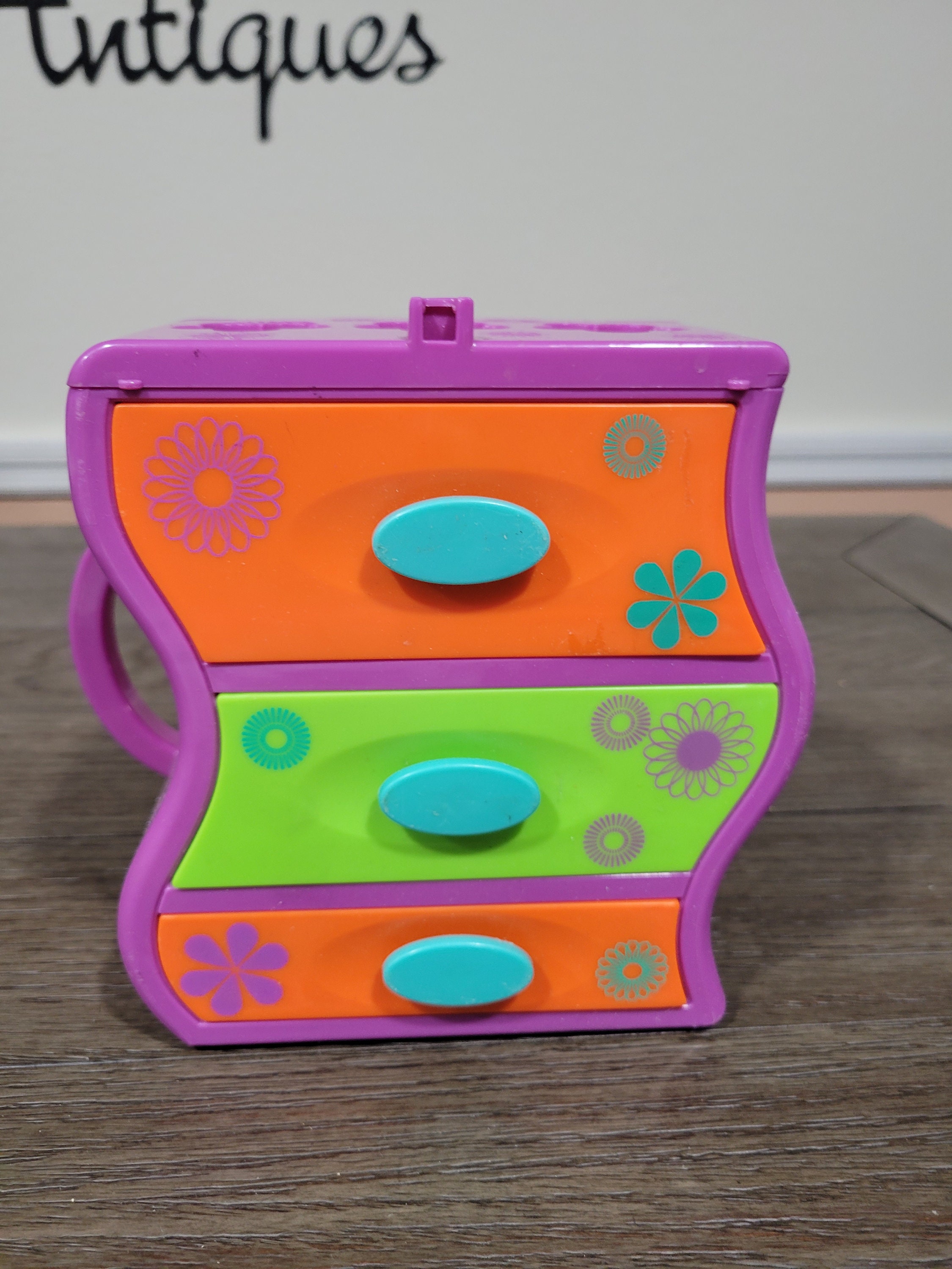 Polly Pocket Cabinet With 3 Drawers Full of Clothing and - Etsy