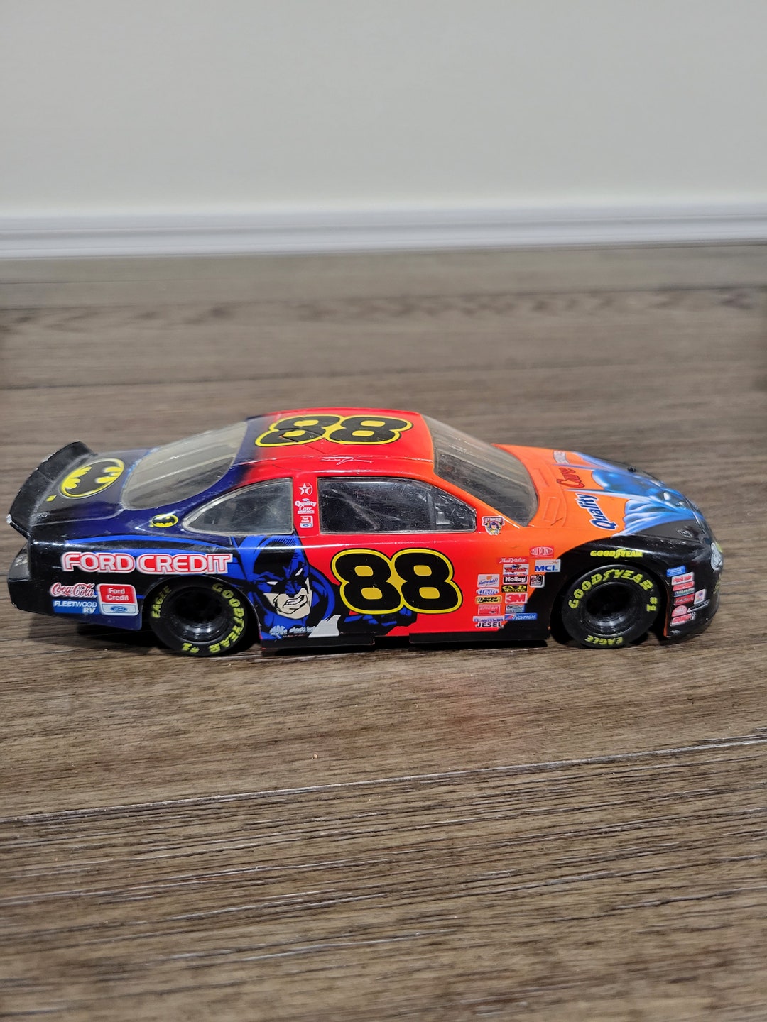 Vintage Metal and Plastic Race Car #88 With Batman - Etsy