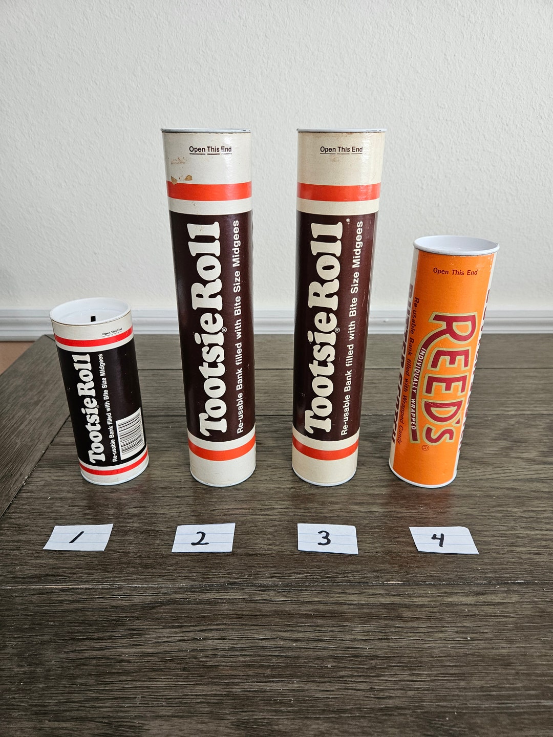 Vintage Tootsie Roll & Reeds Bank - Your Choice of One - Etsy