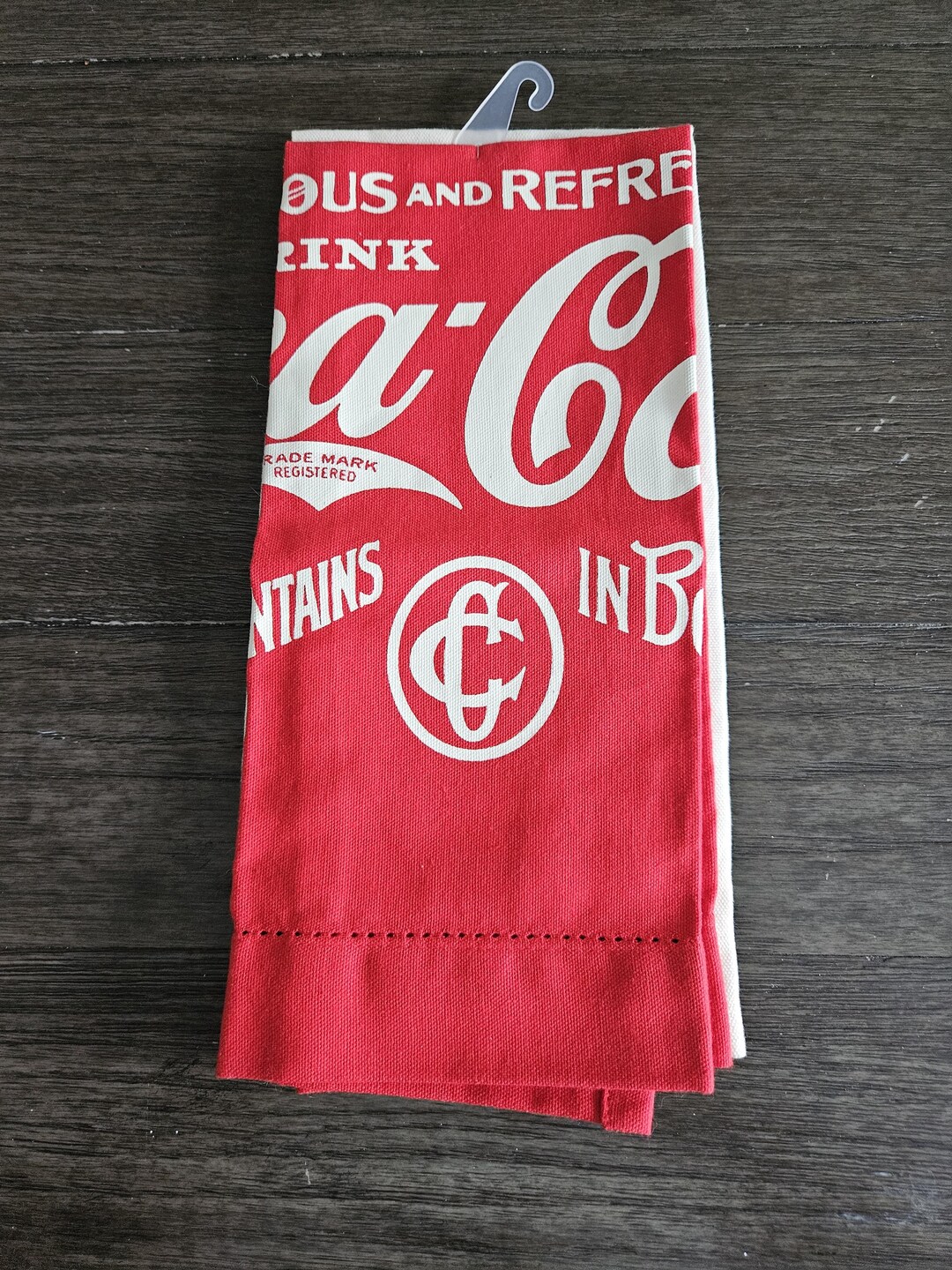 Vintage Pair of Coca Cola Towels - New - Etsy