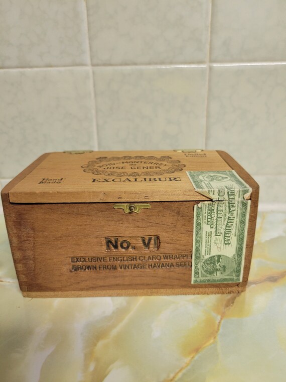 Vintage Hoyo De Monterrey De Jose Gener Excaliber Cigar Box | Etsy