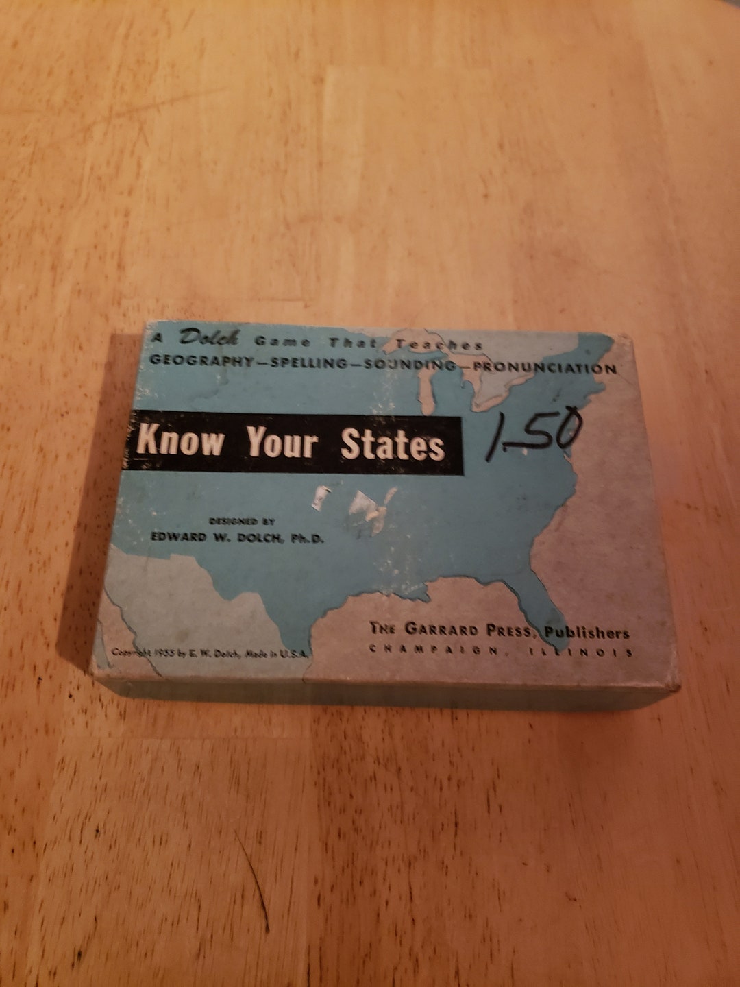 Know Your States Game - Etsy