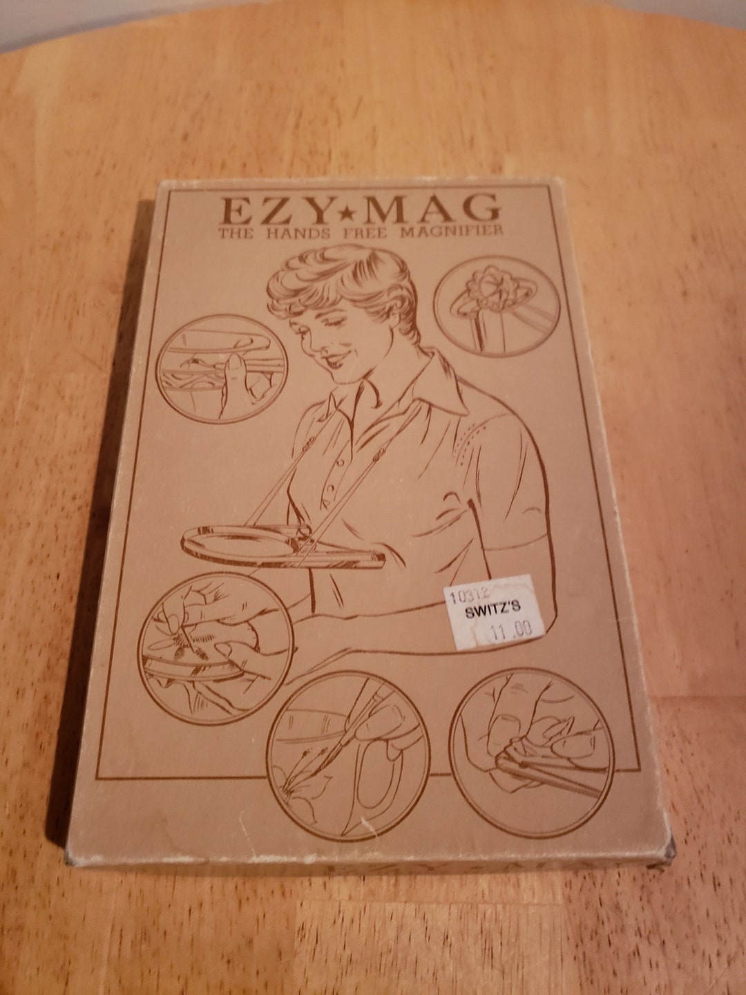 Vintage EZ Mag - Hands Free Magnifier - Etsy
