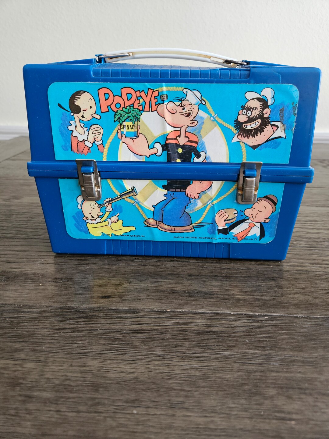 Vintage Popeye Lunchbox and Thermos - Lunch Box is for Display Only - Etsy