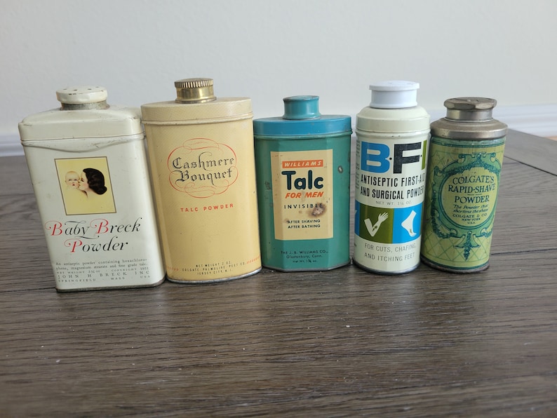 Vintage Powder Tin - Your Choice of One - Etsy