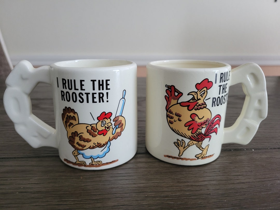 Vintage Pair of Mugs for Mom and Dad - Etsy