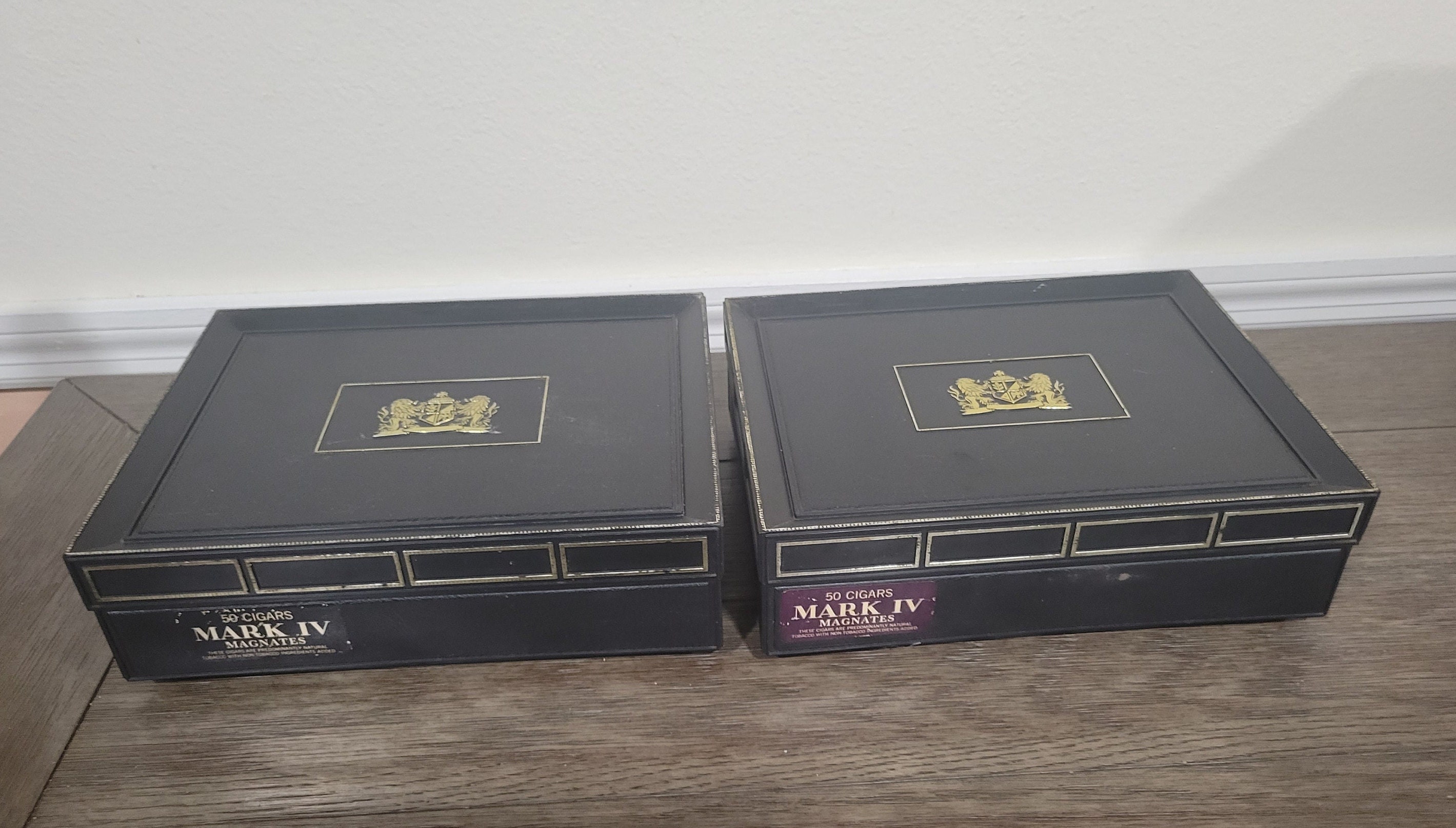 Vintage Plastic Cigar Box Marked Mark IV Magnates - Etsy