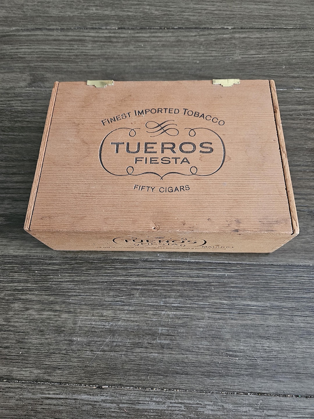 Vintage Tueros Fiesta Cigar Box - Etsy