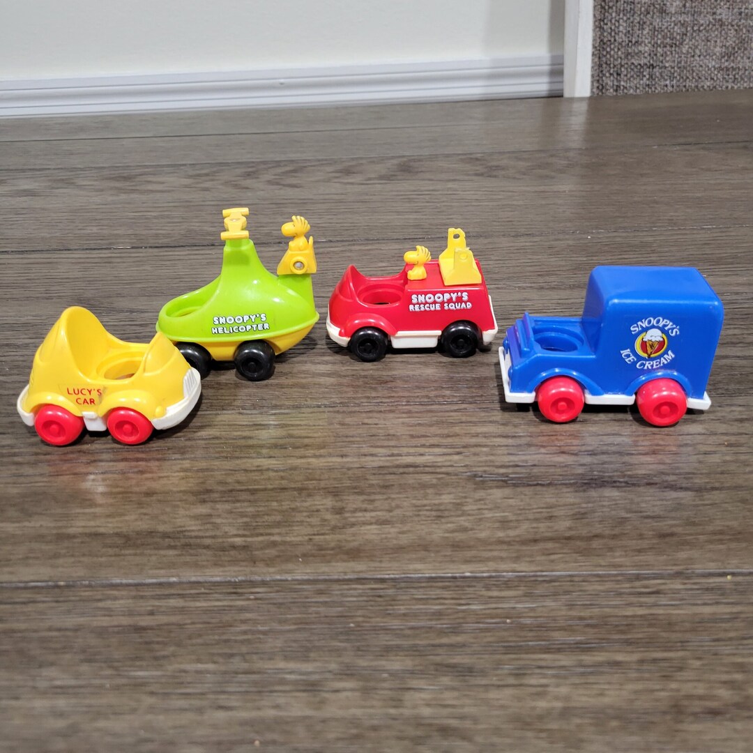 Vintage Peanuts Cars, Marked Aviva Toy Co - Etsy