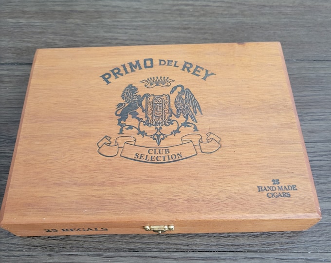 Vintage Primo Del Ray Club Selection Cigar Box - Etsy