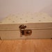 Vintage Cream Colored Jewelry Box - Etsy
