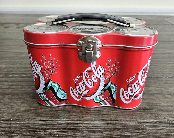 Vintage Coca Cola Tin - Small Lunch Box - Etsy