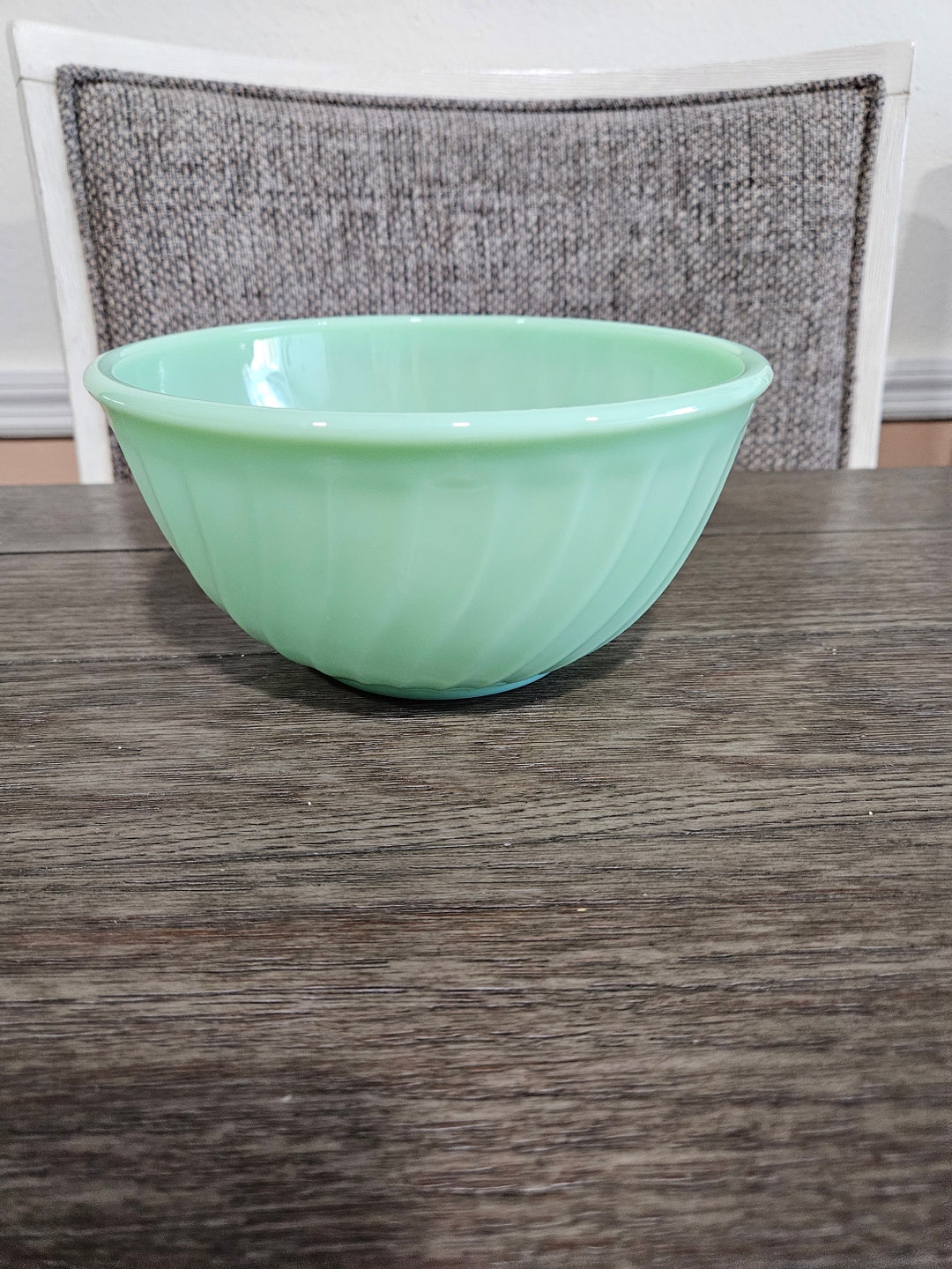 Vintage Fire King Jadeite Bowl 8 Inch - Etsy