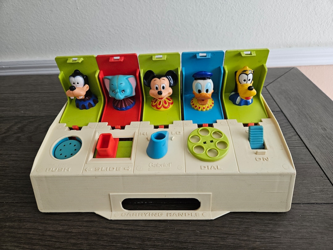 Vintage Disney Poppin Pals, Playskool Inc 1980 - Etsy