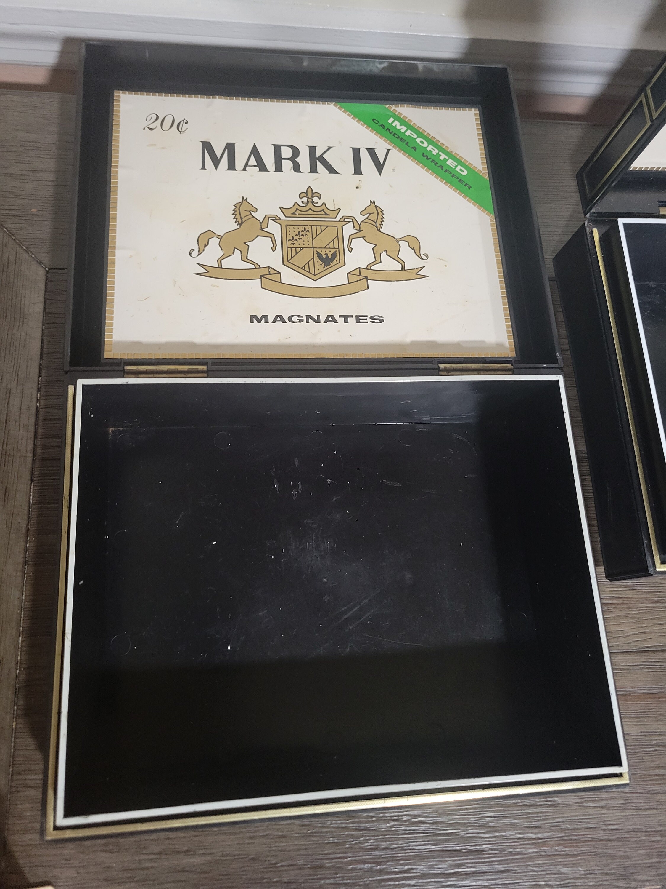 Vintage Plastic Cigar Box Marked Mark IV Magnates - Etsy