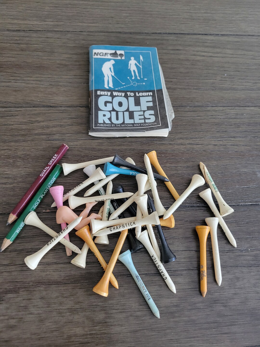 Vintage Easy Way to Learn Golf Rules Book 1992 With 32 Golf Tees - Etsy